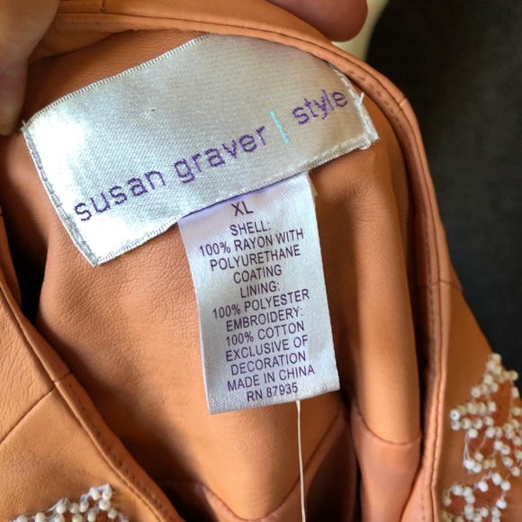 Susan Graver | Jackets & Coats | Susan Graver Jacket Stunning Floral ...